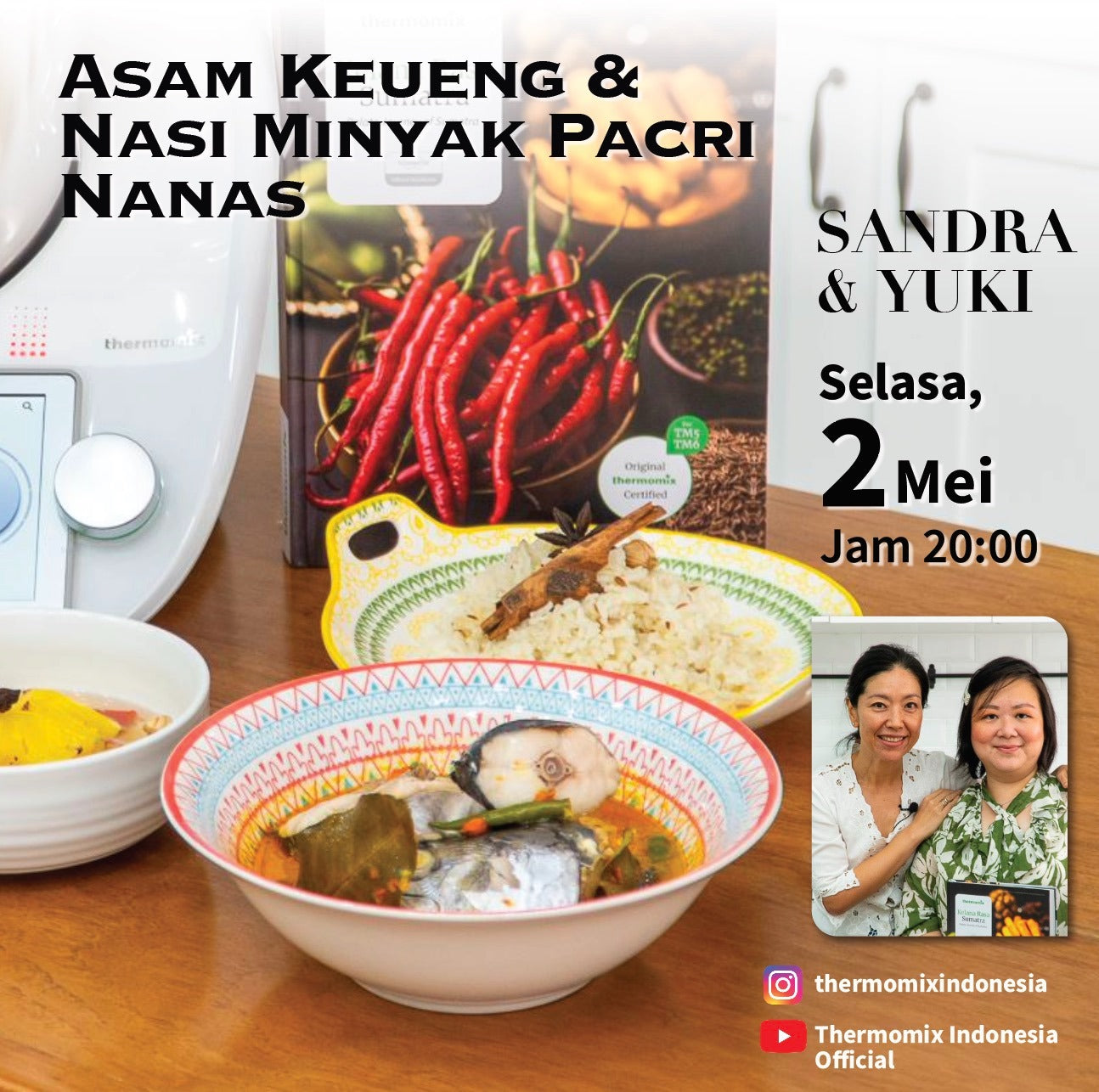 ASAM KEUENG & NASI MINYAK PACRI NANAS – Innovasi Dapur Indonesia